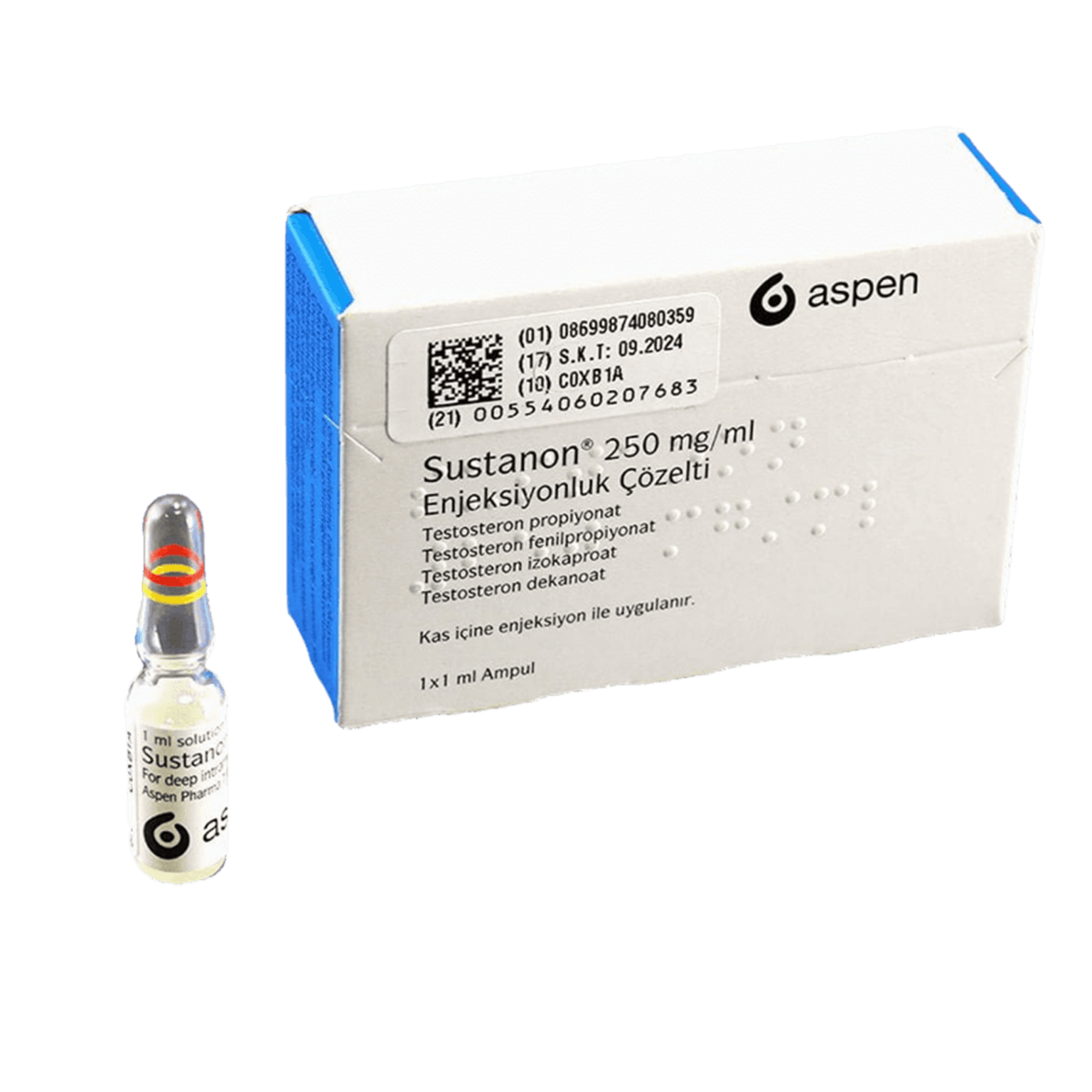 Aspen Sustanon 250 – Blend Testosterone Injection