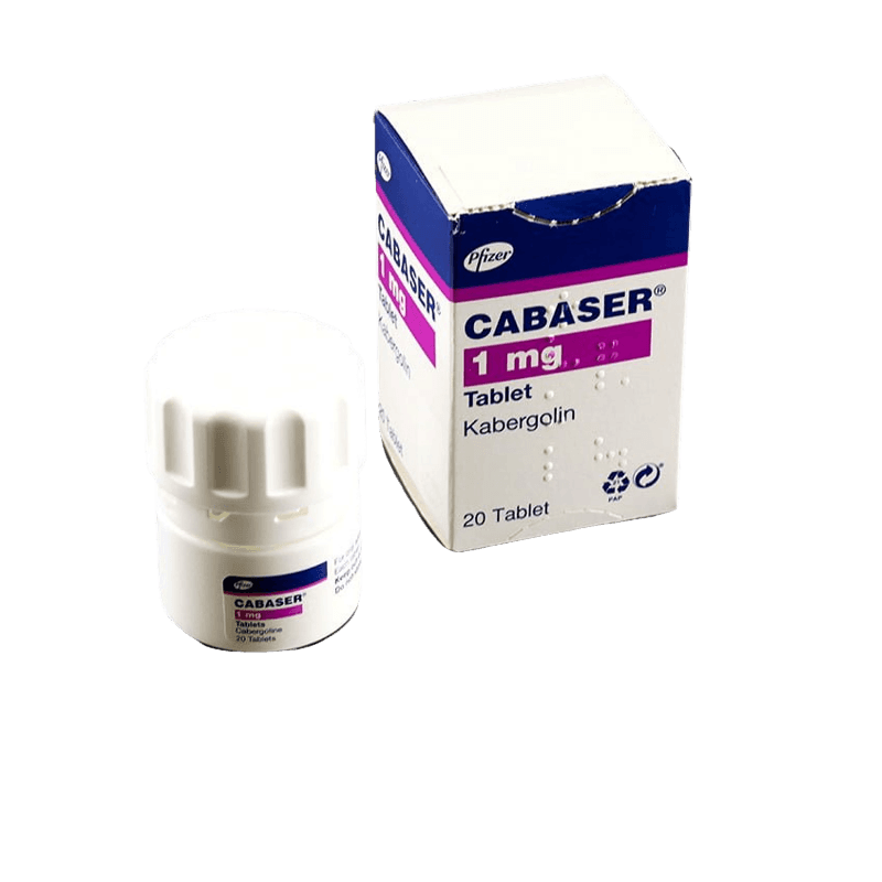 Pfizer Cabaser 1mg x 20 – Pharma Grade Cabergoline